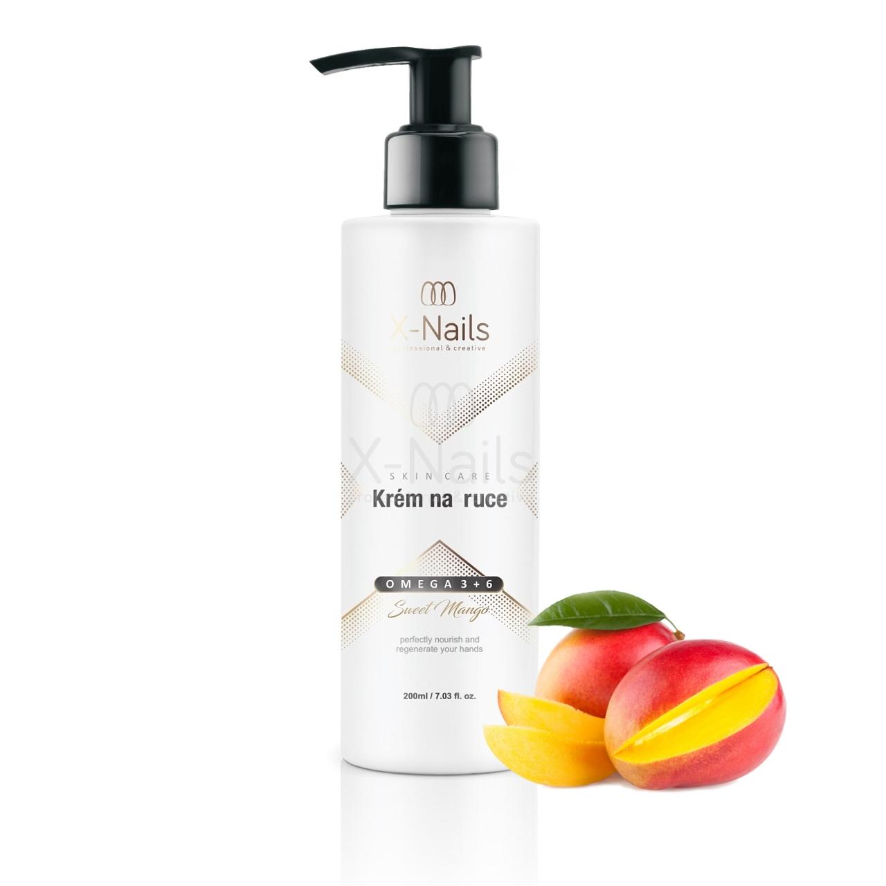 Regenerační krém na ruce Omega 3+6 200 ml • Sweet Mango • X-NAILS